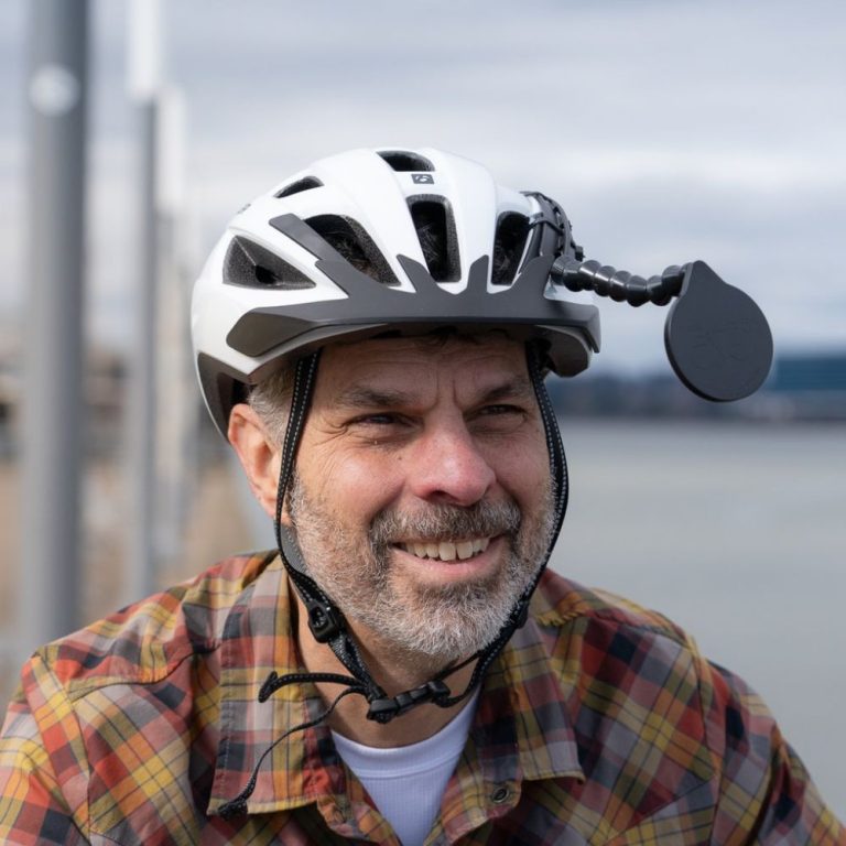 EVT 'Safe Zone' Oversized Heavy-Duty Bicycle Helmet Mirror | Mr Cycling ...