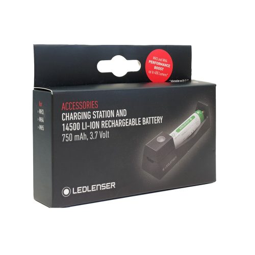 LedLenser Charging Station and 14500 Li-ion Rechargeable Battery ...