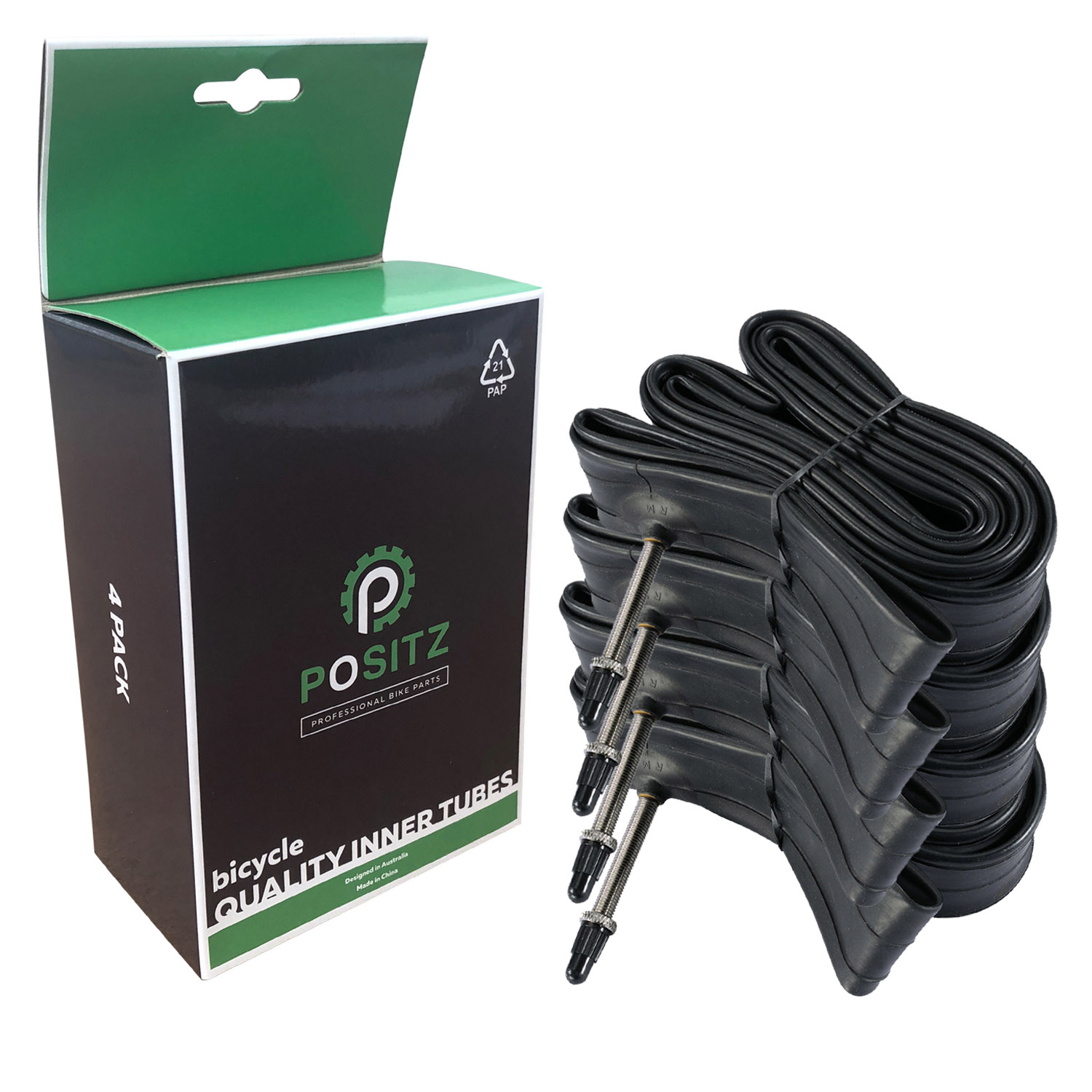 Positz 700c Road Bike Inner Tubes – 700 x 18-25c, Presta Valve 48mm ...