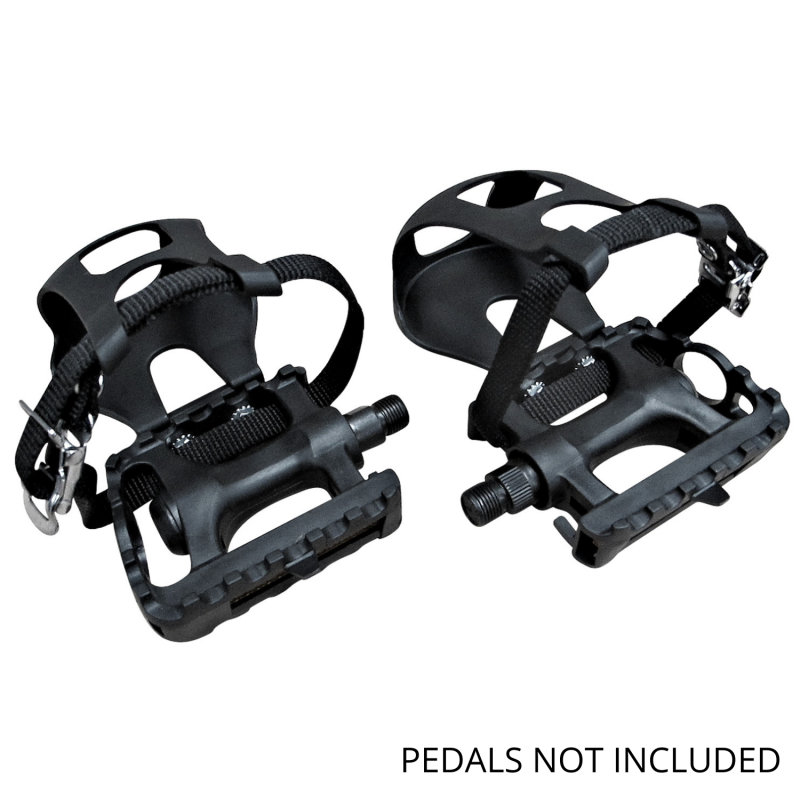 Positz Toe Clips and Straps Set for Bicycle Pedals | Mr Cycling World