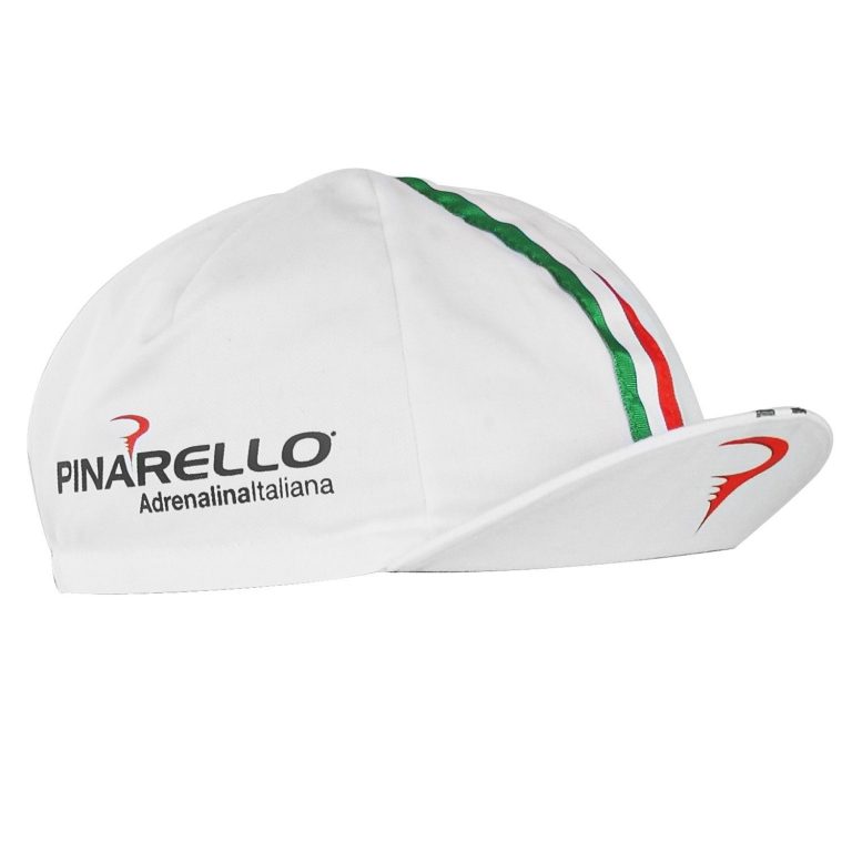 Pinarello Adrenalina Italia Cycling Cap White l Mr Cycling World